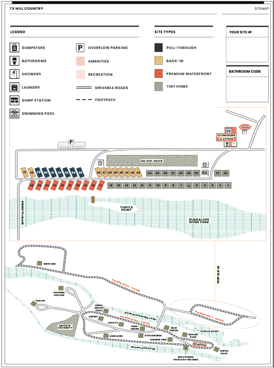 RV Sites & Vacation Rental Cabins, Kerrville, TX