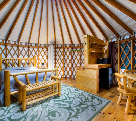 Yurt Camping in Grand Island, NY | HTR Niagara